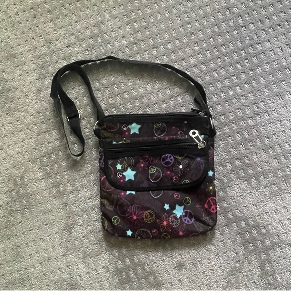 Joe Boxer | Bags | Fun Peace Sign Pattern Joe Boxer Over The Shoulder ...